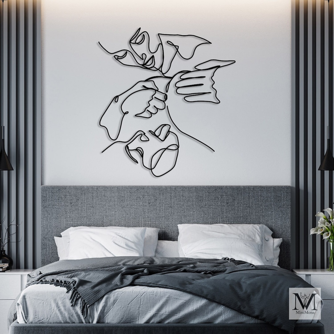 Threesome Erotic Metal Art, Decor for Erotic Masochistic and Sadistic ...