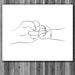 Holding Hands SVG, Hands Line Art, Line Art Poster, Line Art Print ...