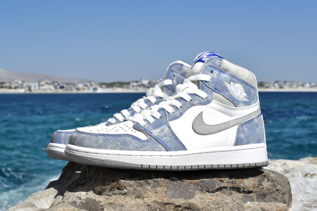 Aj1 High Hyper Royal Custom - Etsy