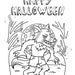 10 Halloween Printable PDF Coloring Pages Fall Coloring Halloween ...