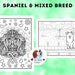 Cute Dog Breed Coloring Book Pages and Printable Sheets Dogs With ...