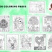 Cute Dog Breed Coloring Book Pages and Printable Sheets Dogs With ...