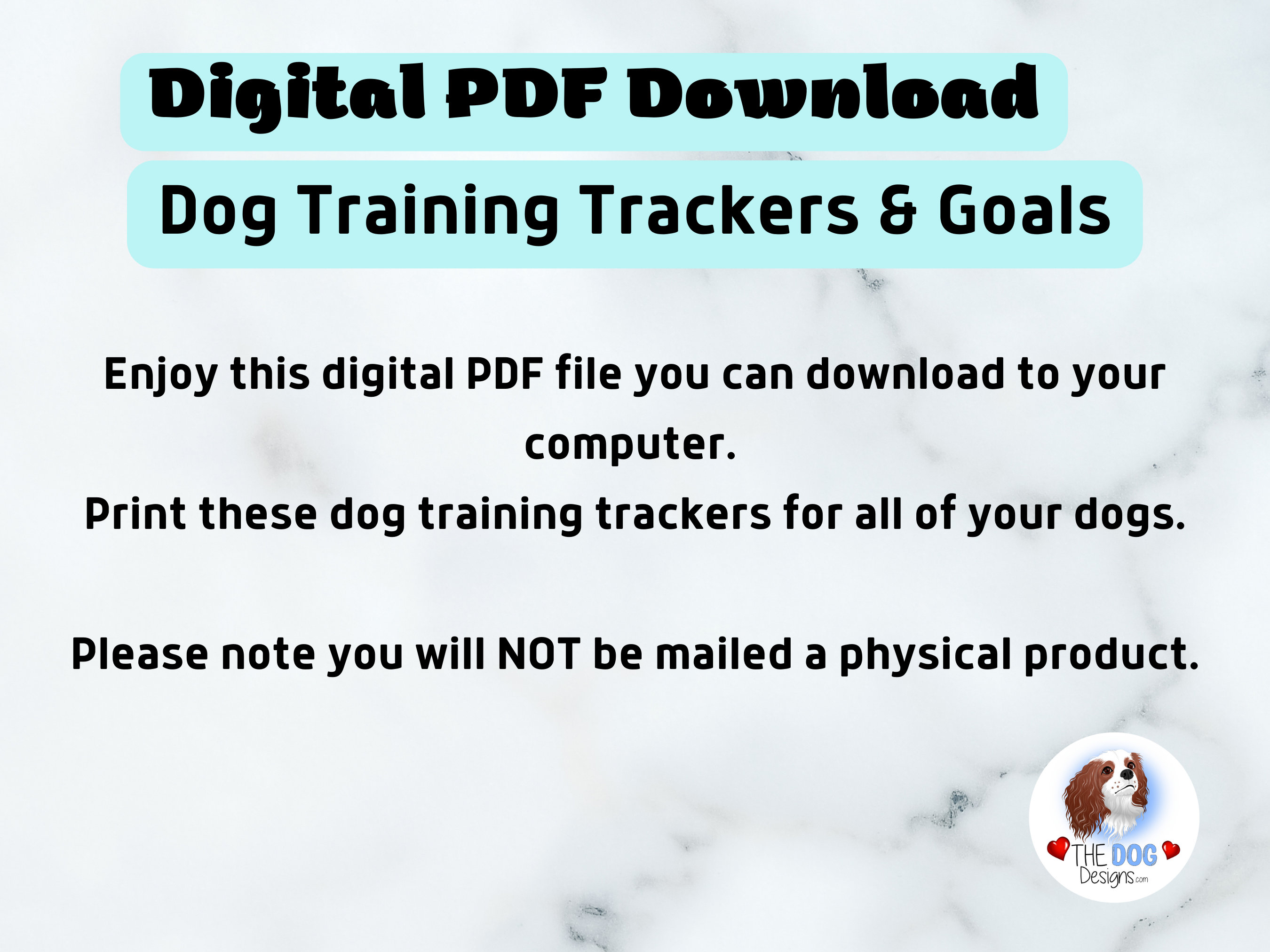 Printable Dog, Puppy Training Log Book and Planner, Dog Training ...