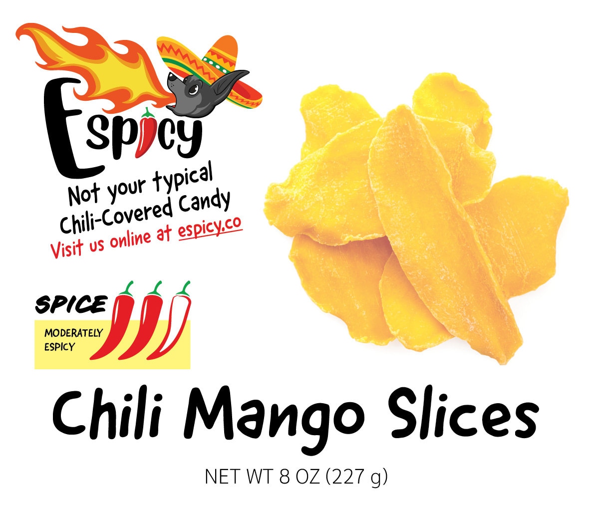 Spicy Chili Covered Dried Mango Slices 8oz Spicy Candy - Etsy