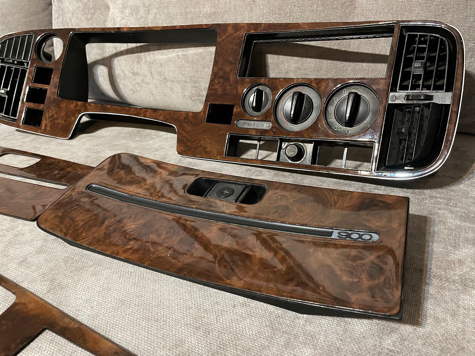 Saab 900 Dashboard Wood Dash Fascia / Dash Trim Glovebox - Etsy