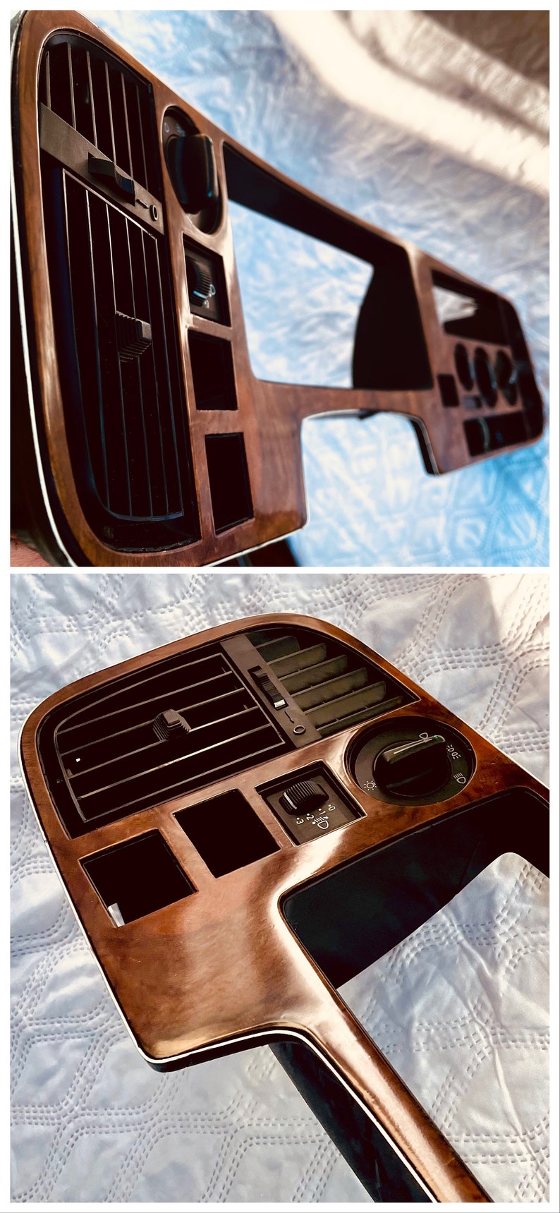 Saab 900 Dashboard Wood Dash Fascia / Dash Trim + Glovebox Fascia Semi ...