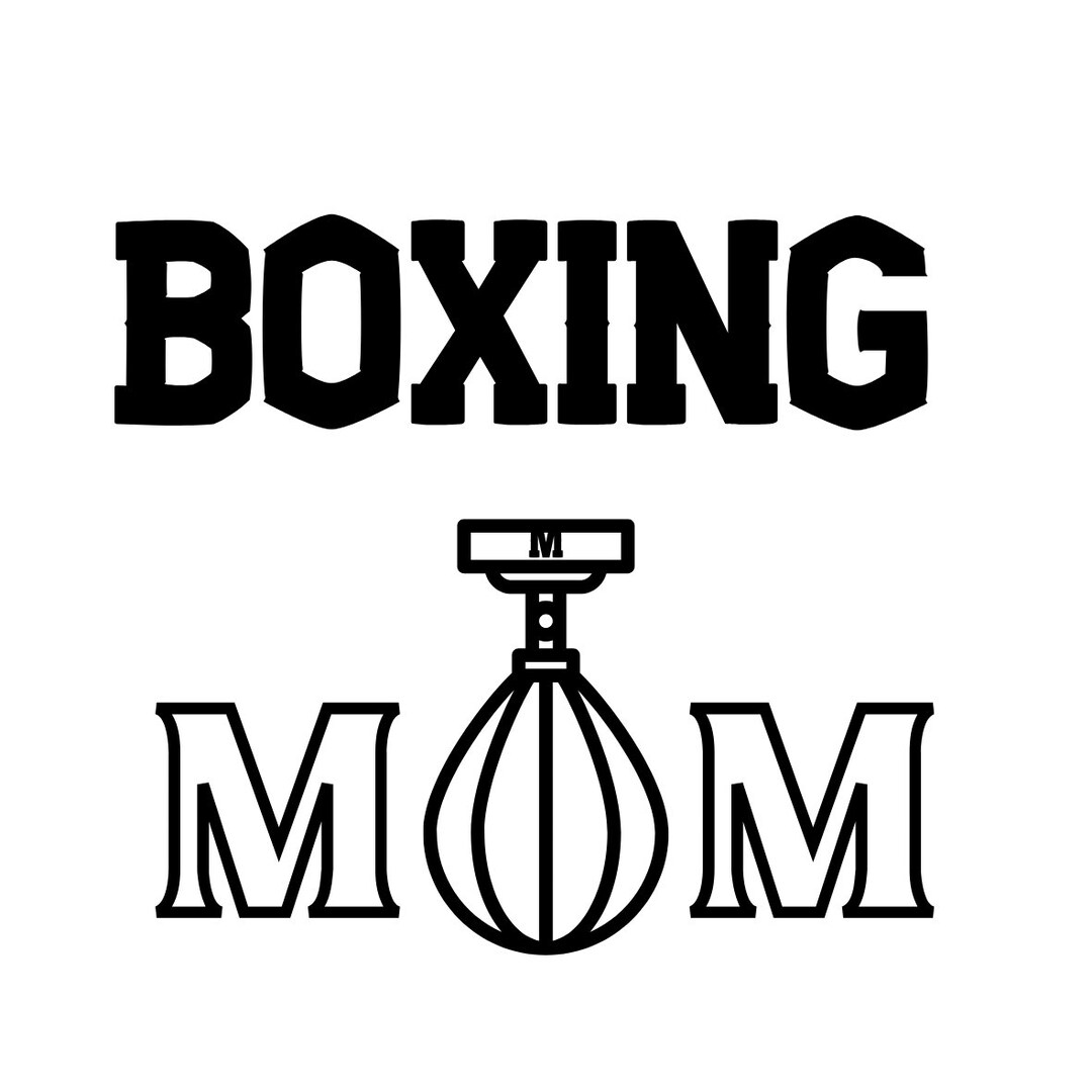 Boxing Mom SVG File - Etsy