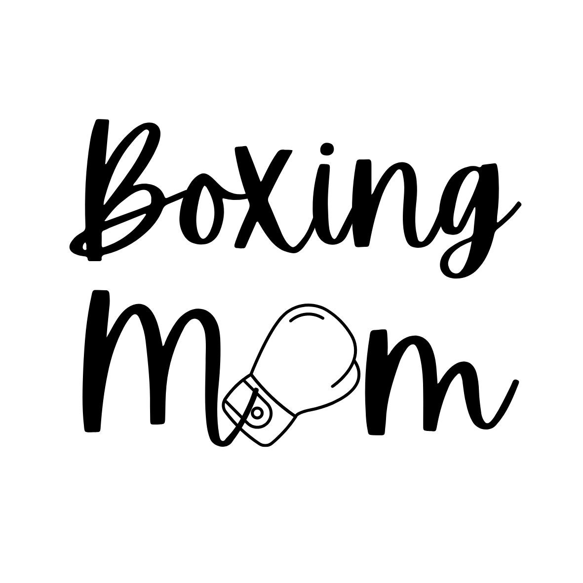 Boxing Mom SVG File - Etsy