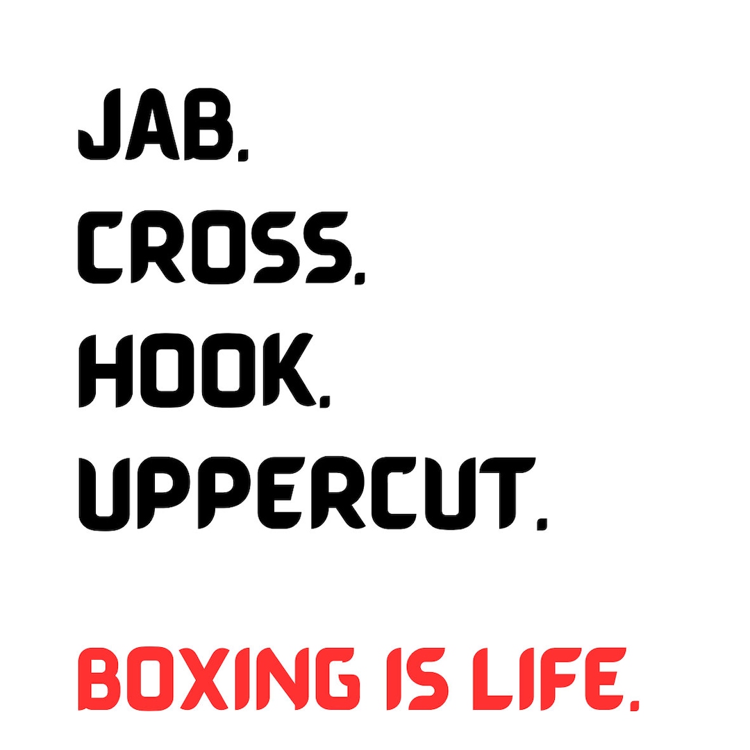 Boxing is Life SVG File - Etsy