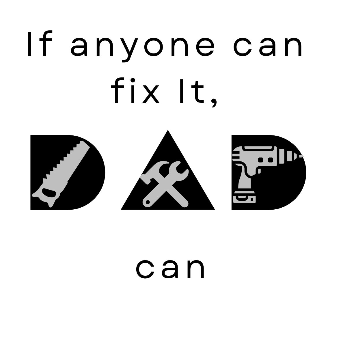 Dad Can Fix It SVG File - Etsy