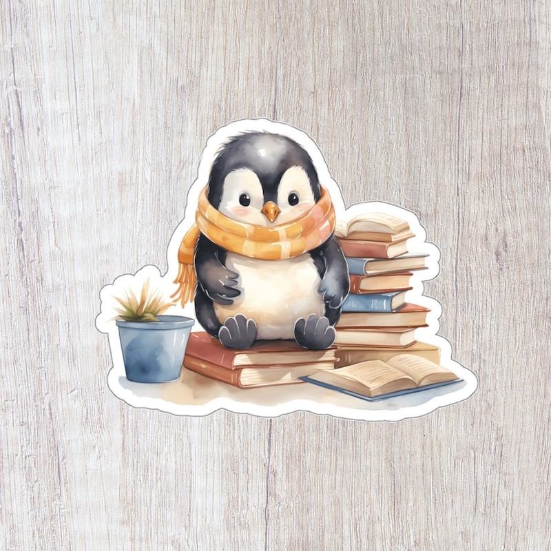 Penguin Stickers - Etsy