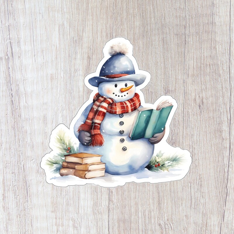 Book Snowman - Etsy