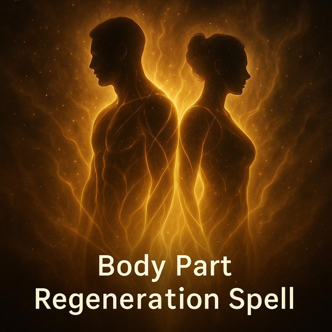 Body Part Regeneration Spell , Fast Deliver - Etsy
