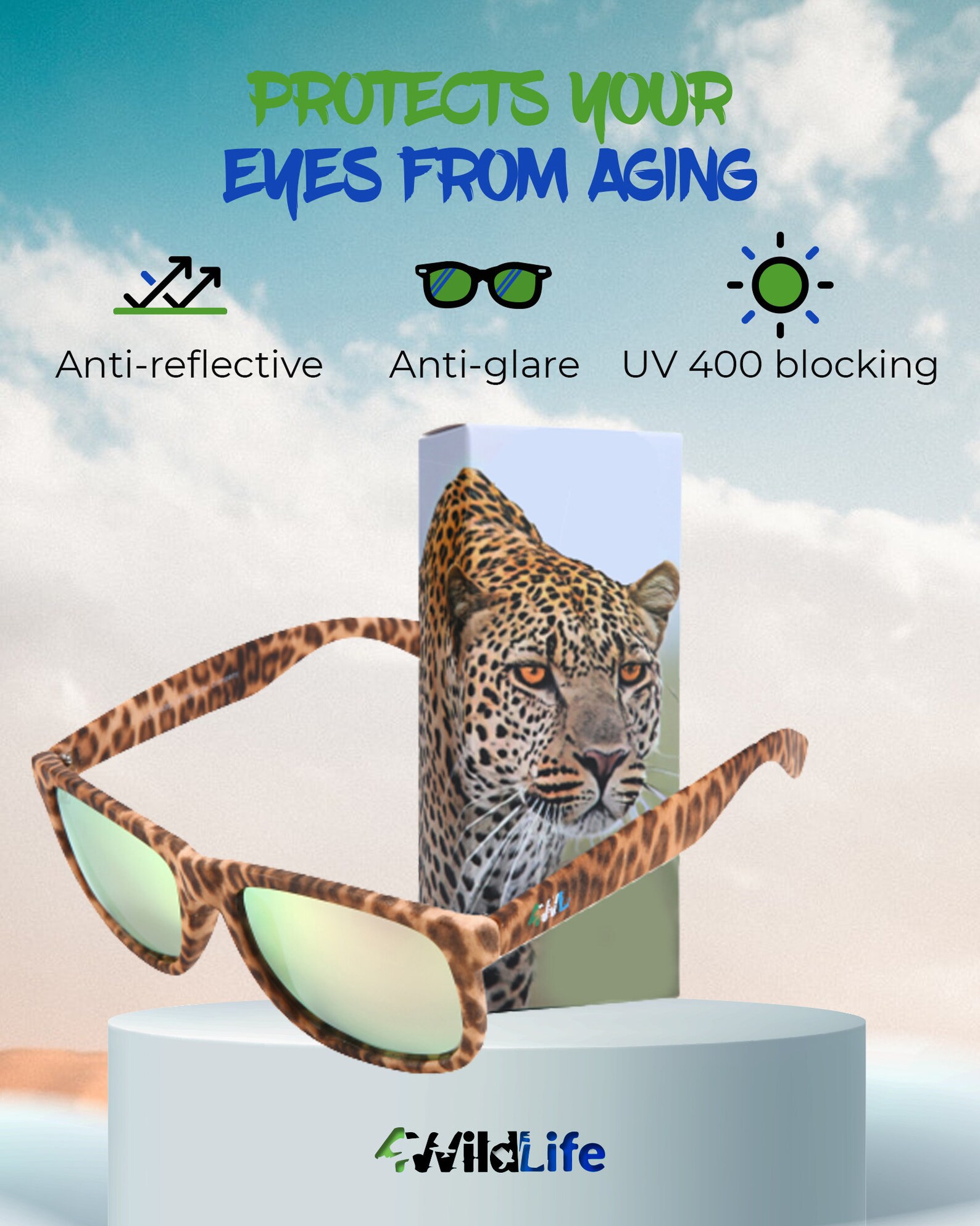 Polarized Leopard Sunglasses for Women & Men – Save Your Eyes - Save ...