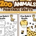 Zoo Animal Printable Crafts Scissor Skills Cutting Paper Animals ...