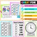 75-page Kids Telling Time Activity Worksheet Bundle 1st 2nd 3rd Grade ...