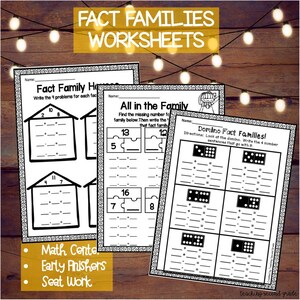 45-page Addition Subtraction Math Worksheets Bundle Printable Math ...