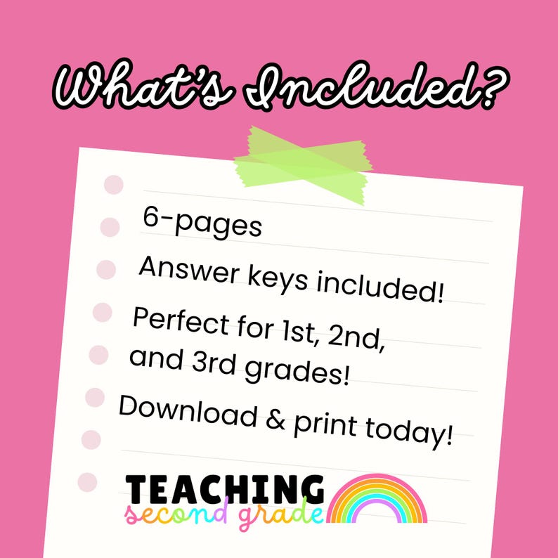 Farm Color by Number Printable Math Activities for 1st 2nd 3rd Grade ...