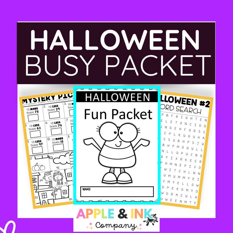 3rd Grade Math Halloween - Etsy