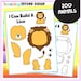 Zoo Animal Printable Crafts Scissor Skills Cutting Paper Animals ...