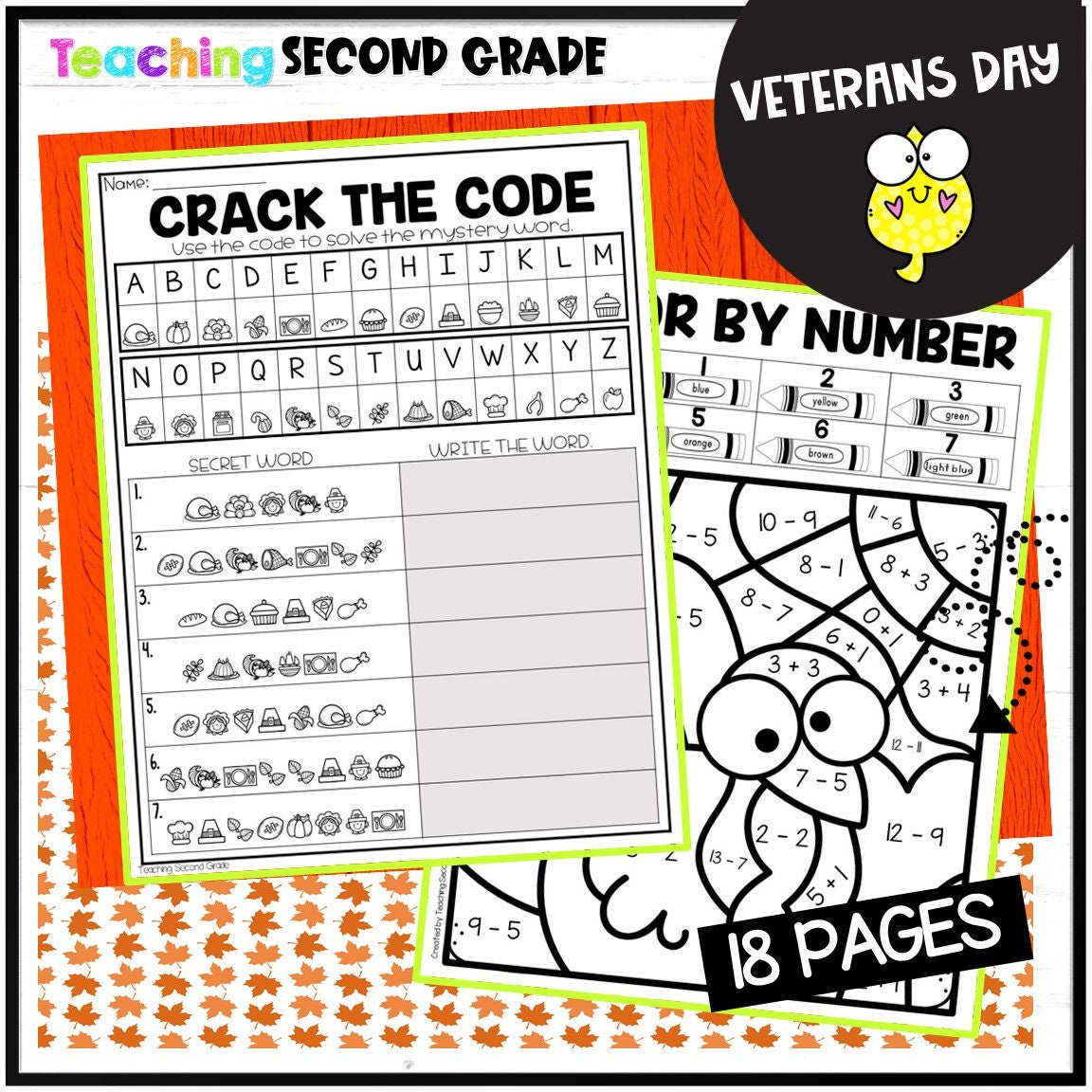 Veterans Day Printables for Kids 1st, 2nd, 3rd Grade or Homeschool Word ...