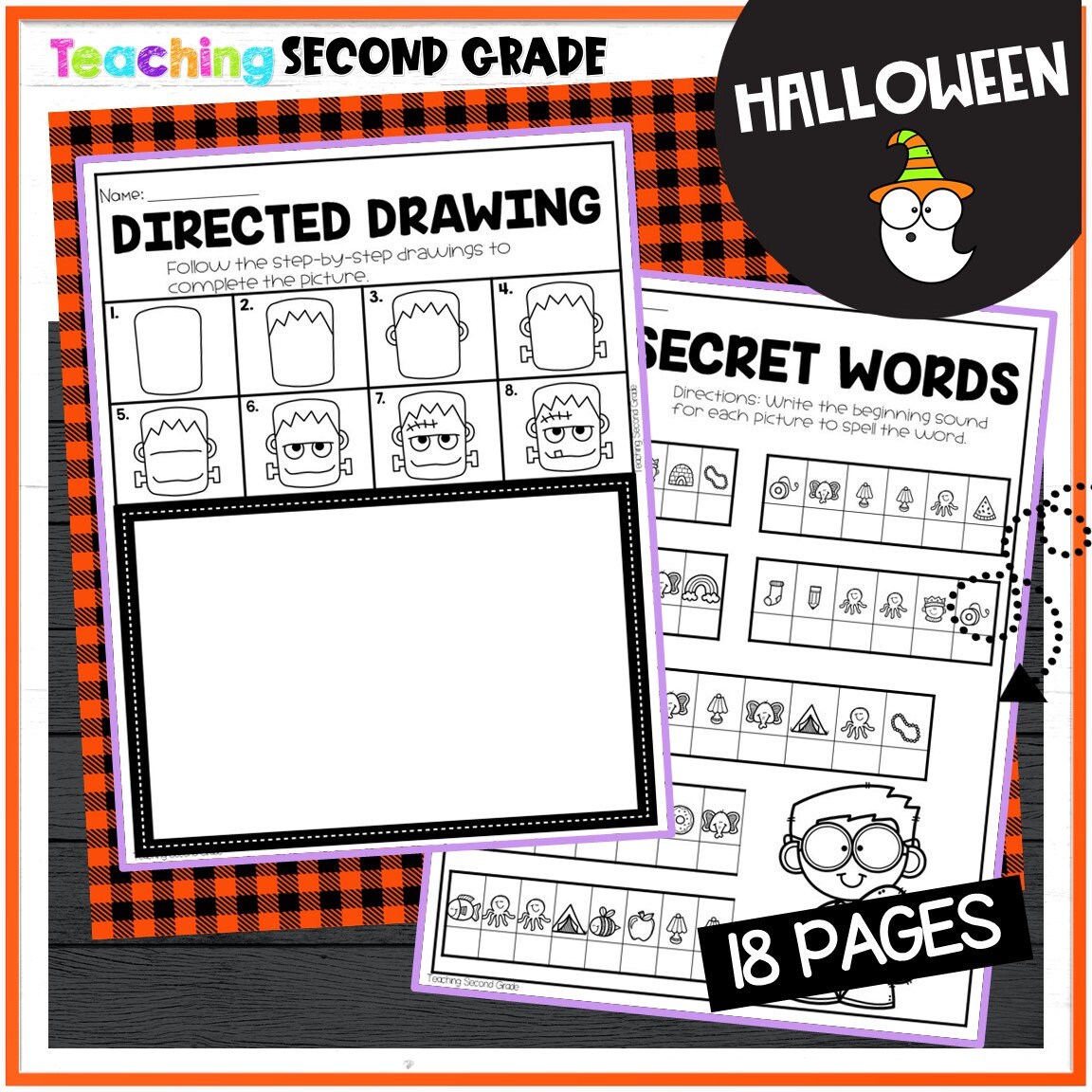 Halloween Printables for Kids 1st, 2nd, 3rd Grade or Homeschool - Word ...