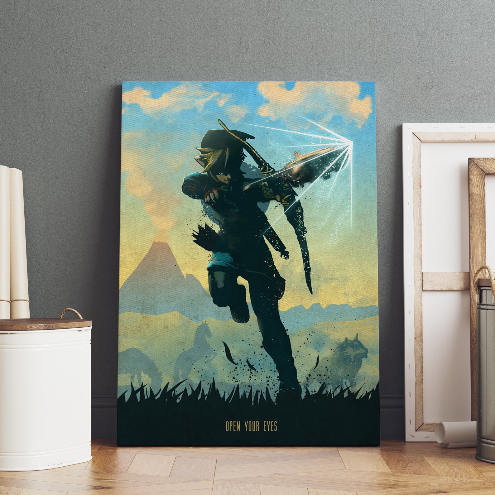 The Legend of Zelda Poster, Breath of the Wild Wall Art, Rolled Canvas ...