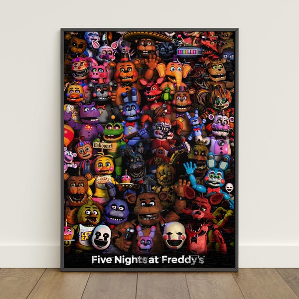 Five Nights at Freddy Poster - Etsy