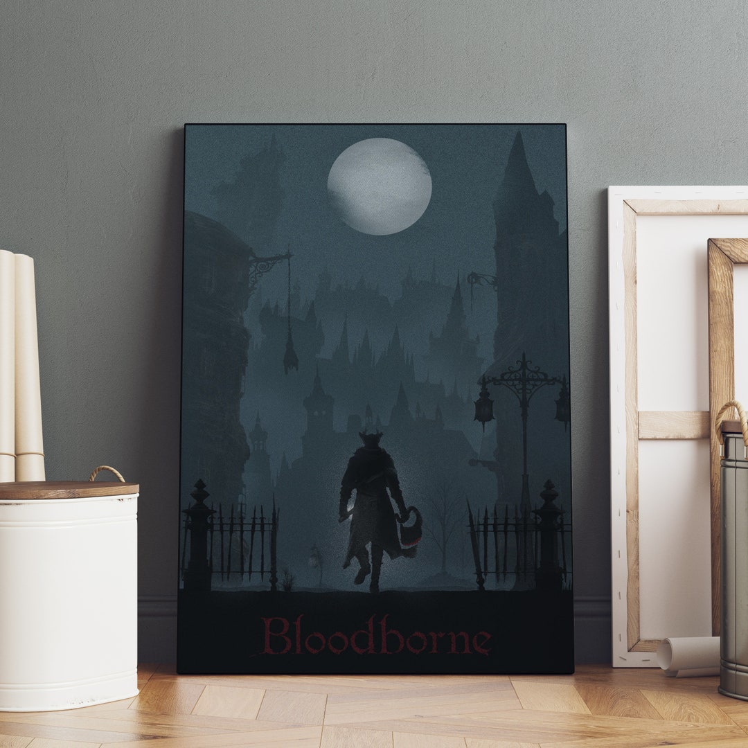 Bloodborne Poster, Lady Maria Wall Art, Premium Canvas Print, Game Fan ...