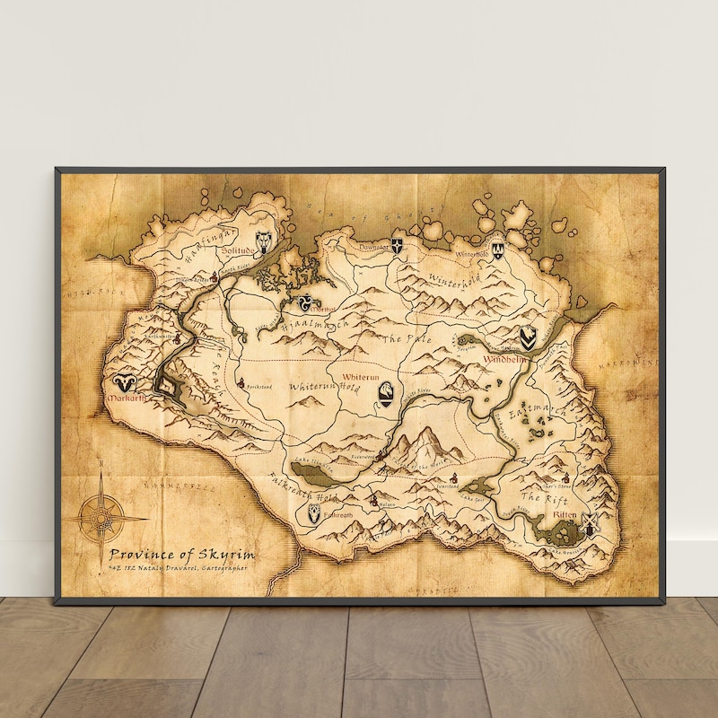 Dragonborn Wall - Etsy