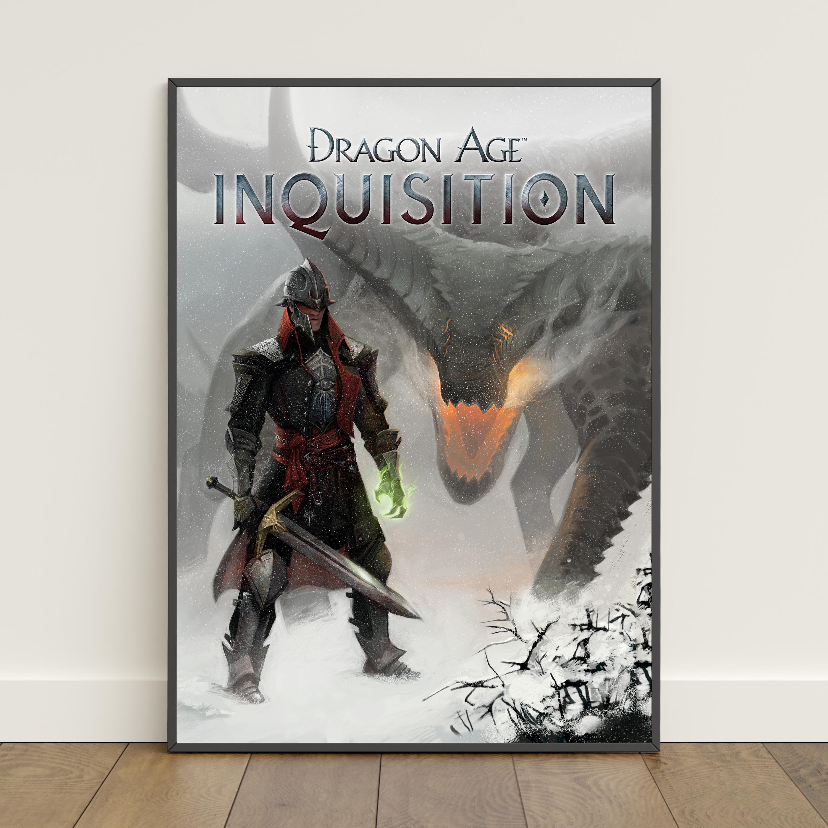 Dragon Age Poster | the Inquisitor Wall Art | Game Canvas Print #2 - Etsy