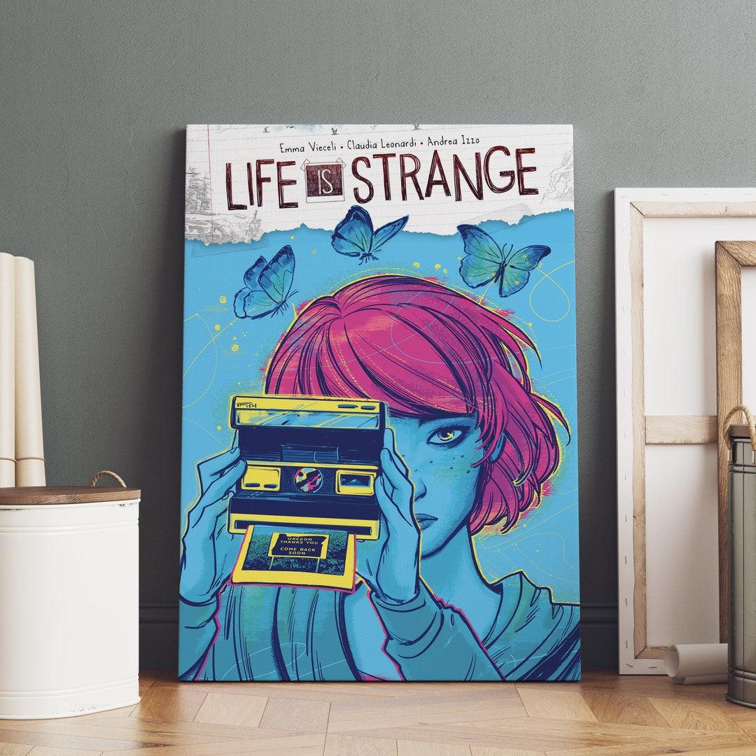 Life is Strange Poster, Max and Chloe Wall Art, Premium Canvas Print ...