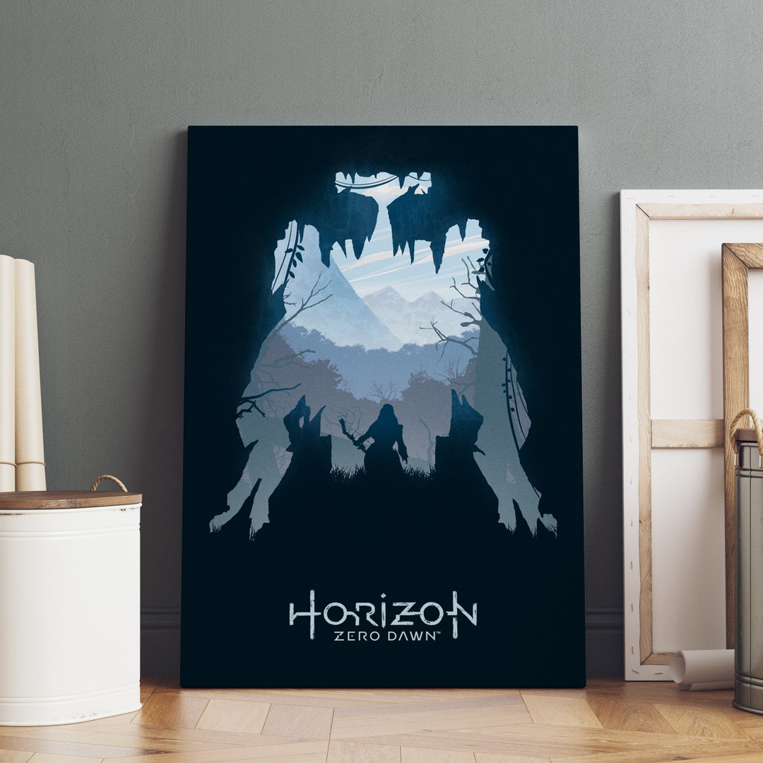 Horizon Zero Dawn Poster, Aloy Wall Art, Premium Canvas Print, Game Fan ...