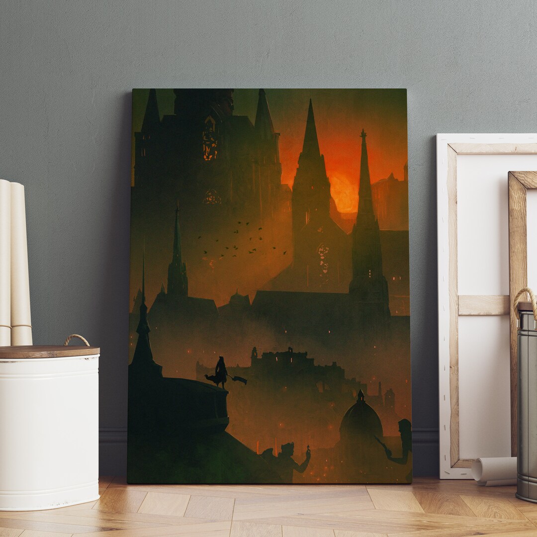 Bloodborne Poster, Lady Maria Wall Art, Premium Canvas Print, Game Fan ...