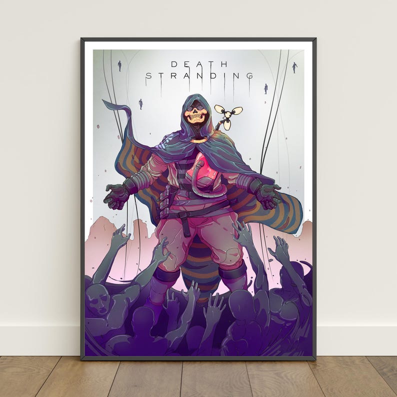 Death Stranding Poster | Norman Reedus Wall Art | Game Canvas Print #6 ...