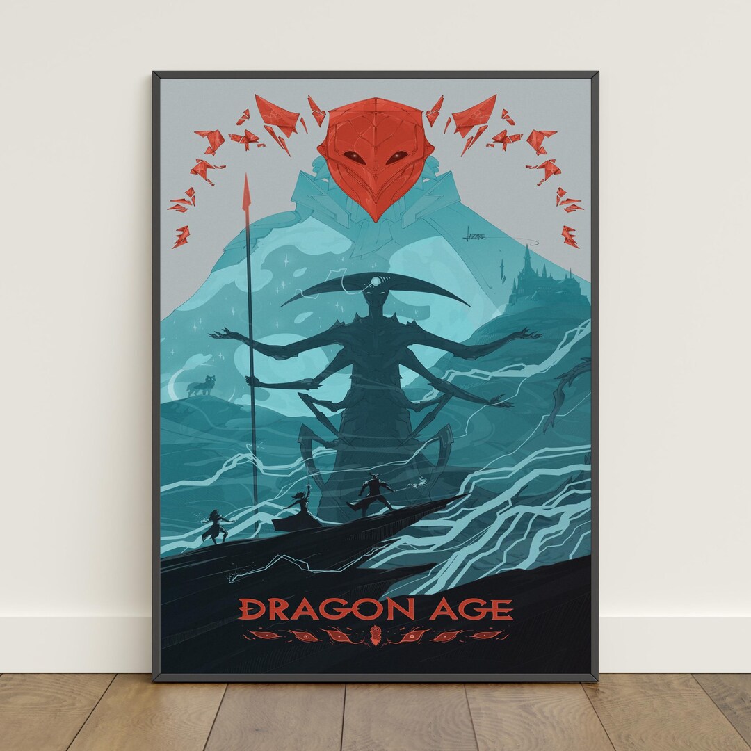 Dragon Age Poster | the Inquisitor Wall Art | Game Canvas Print #3 - Etsy