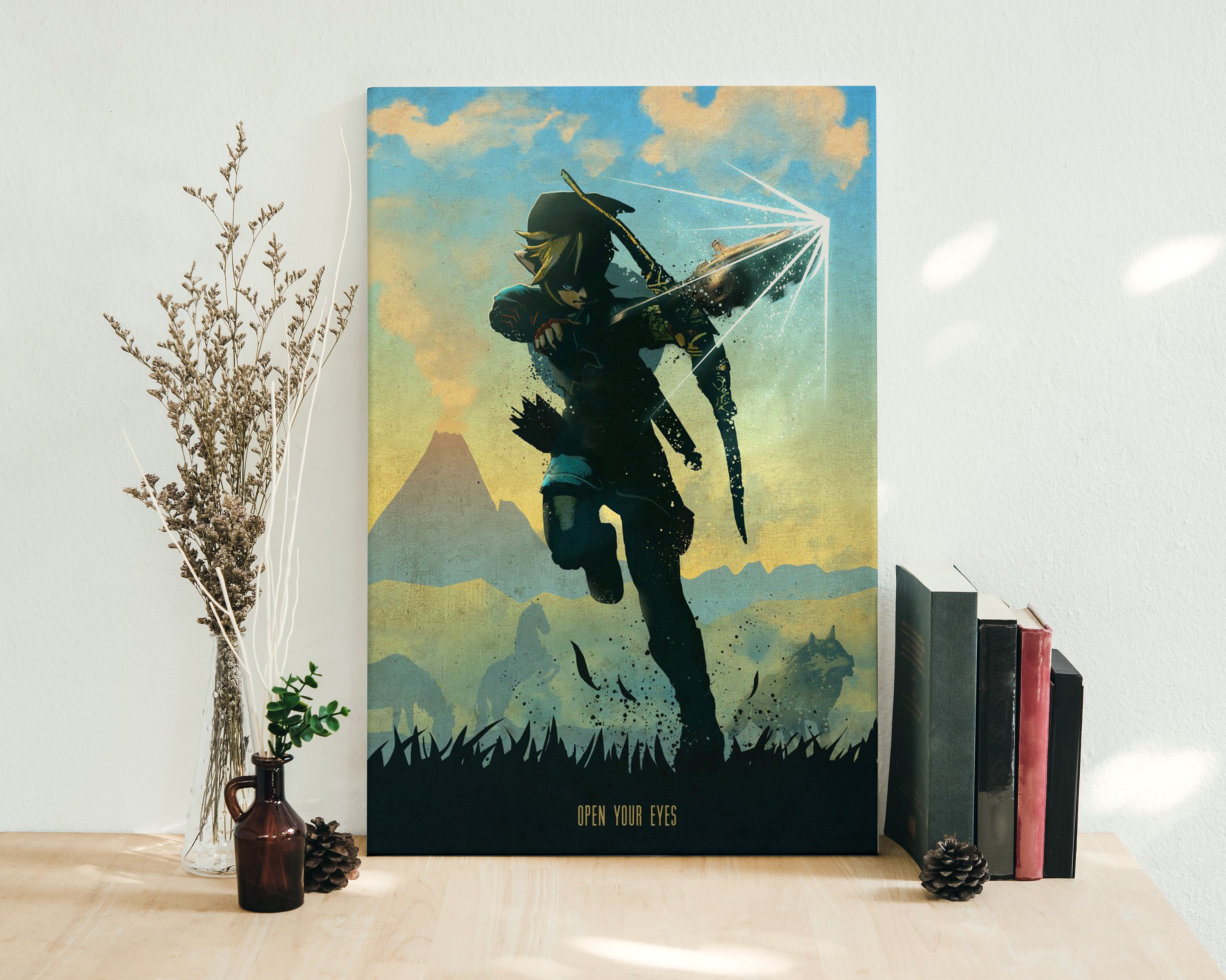 The Legend of Zelda Poster, Breath of the Wild Wall Art, Rolled Canvas ...
