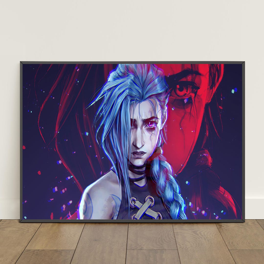 Arcane Poster | Jinx Wall Art | Game Canvas Print #7 - Etsy