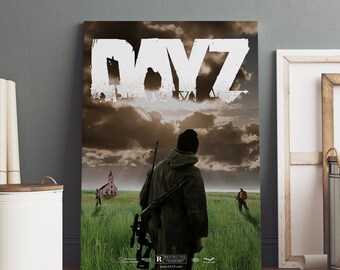 Dayz Poster Survival Game Wall Art Premium Canvas Print - Etsy