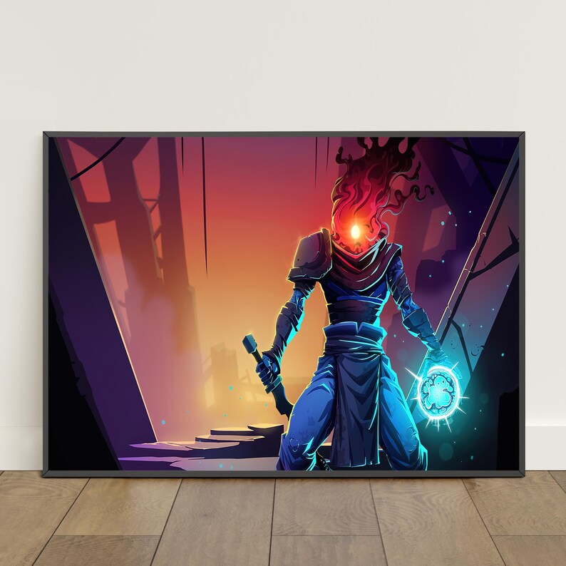 Dead Cells Poster | the Beheaded Wall Art | Game Canvas Print #5 - Etsy