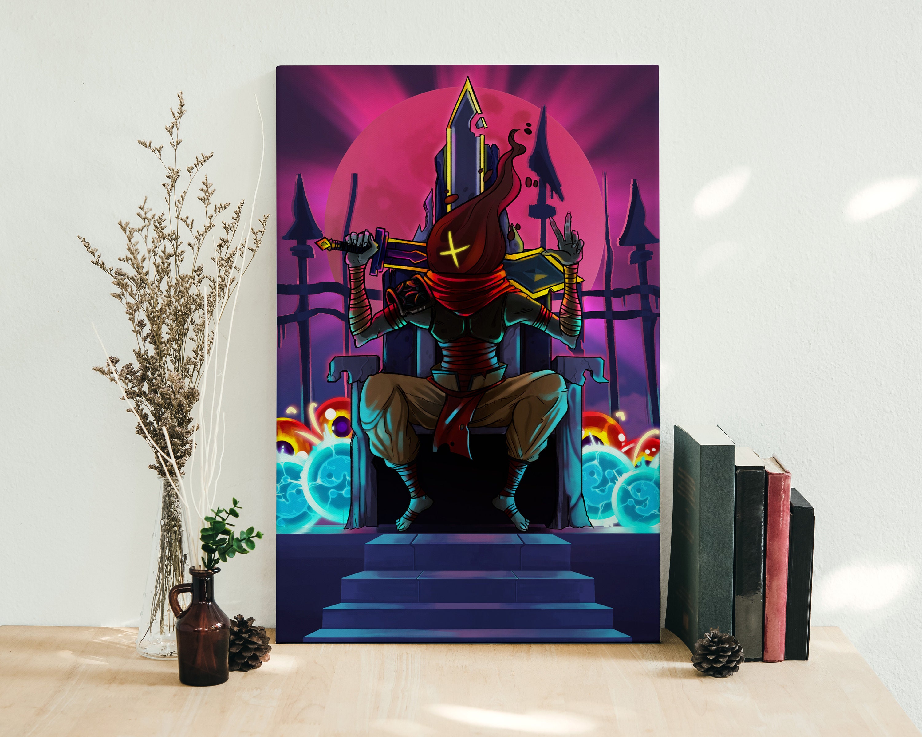Dead Cells Poster the Beheaded Wall Art Premium Canvas - Etsy
