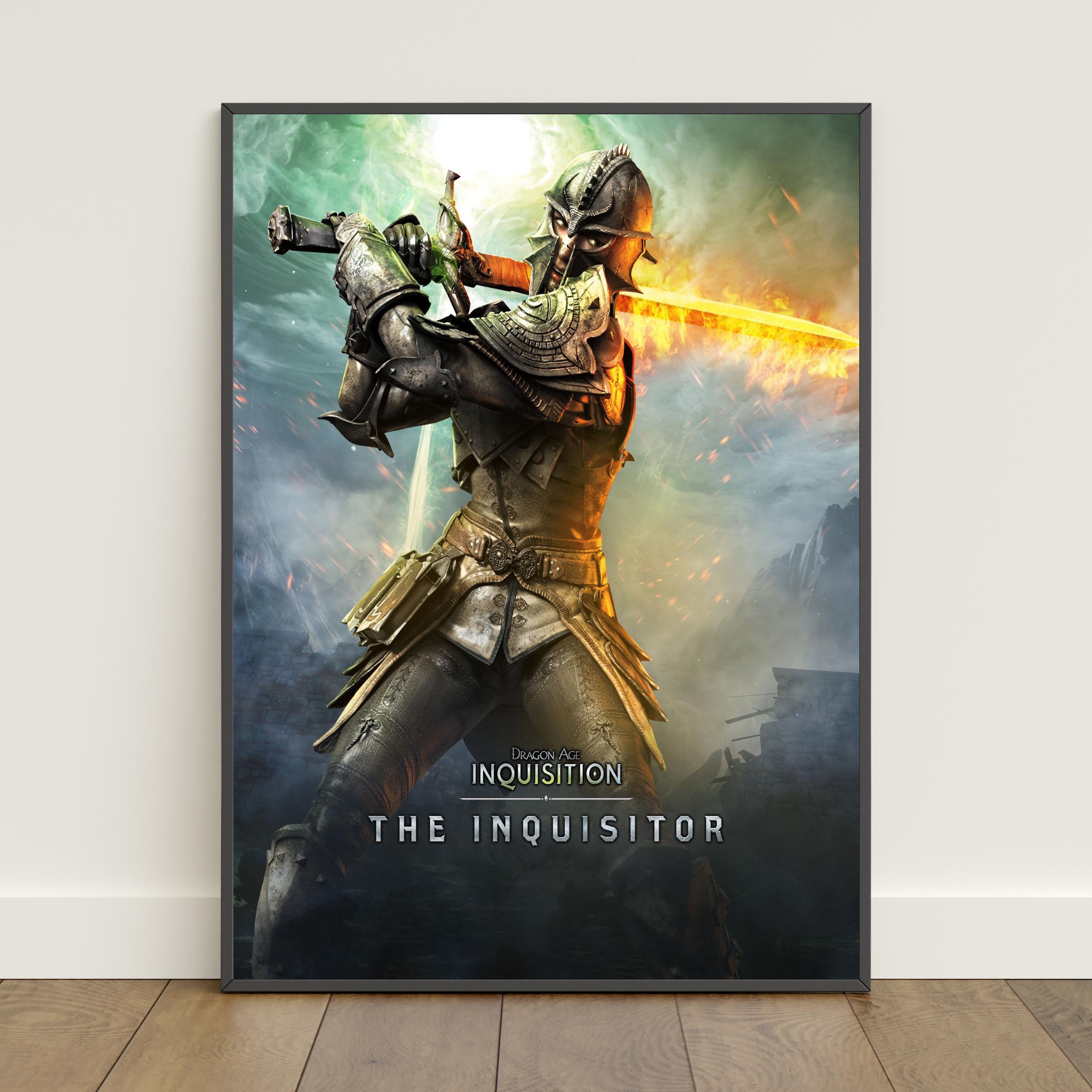 Dragon Age Poster | the Inquisitor Wall Art | Game Canvas Print #2 - Etsy