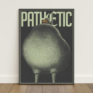 Pathetic Duck Poster | Funny Meme Wall Art | Meme Canvas Print - Etsy