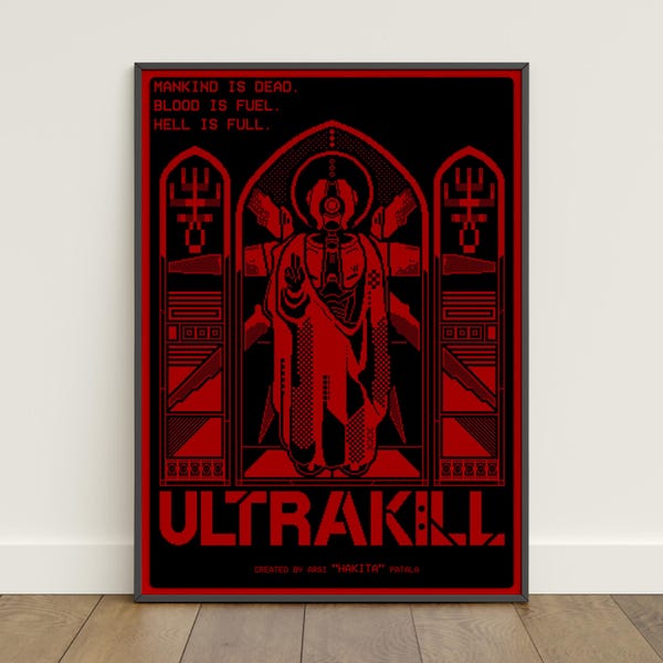 Ultrakill Poster - Etsy