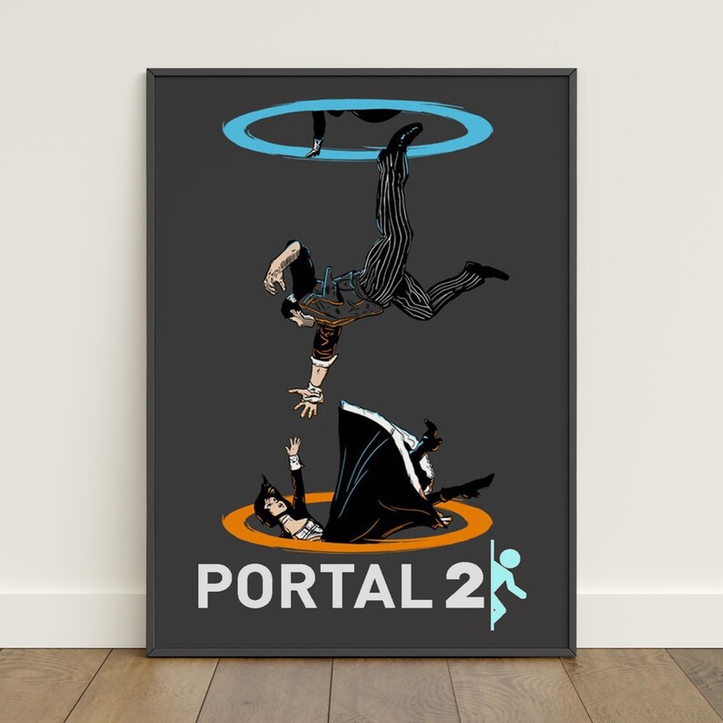 Portal 2 Poster | Aperture Science Wall Art | Game Canvas Print - Etsy