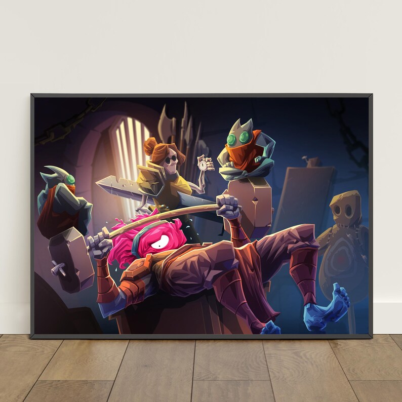 Dead Cells Poster | the Beheaded Wall Art | Game Canvas Print #5 - Etsy