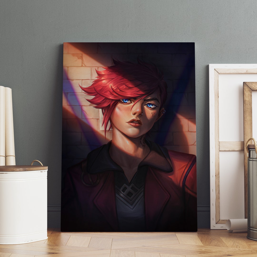 Arcane Poster, Vi Wall Art, Premium Canvas Print, TV Series Fan Gift ...