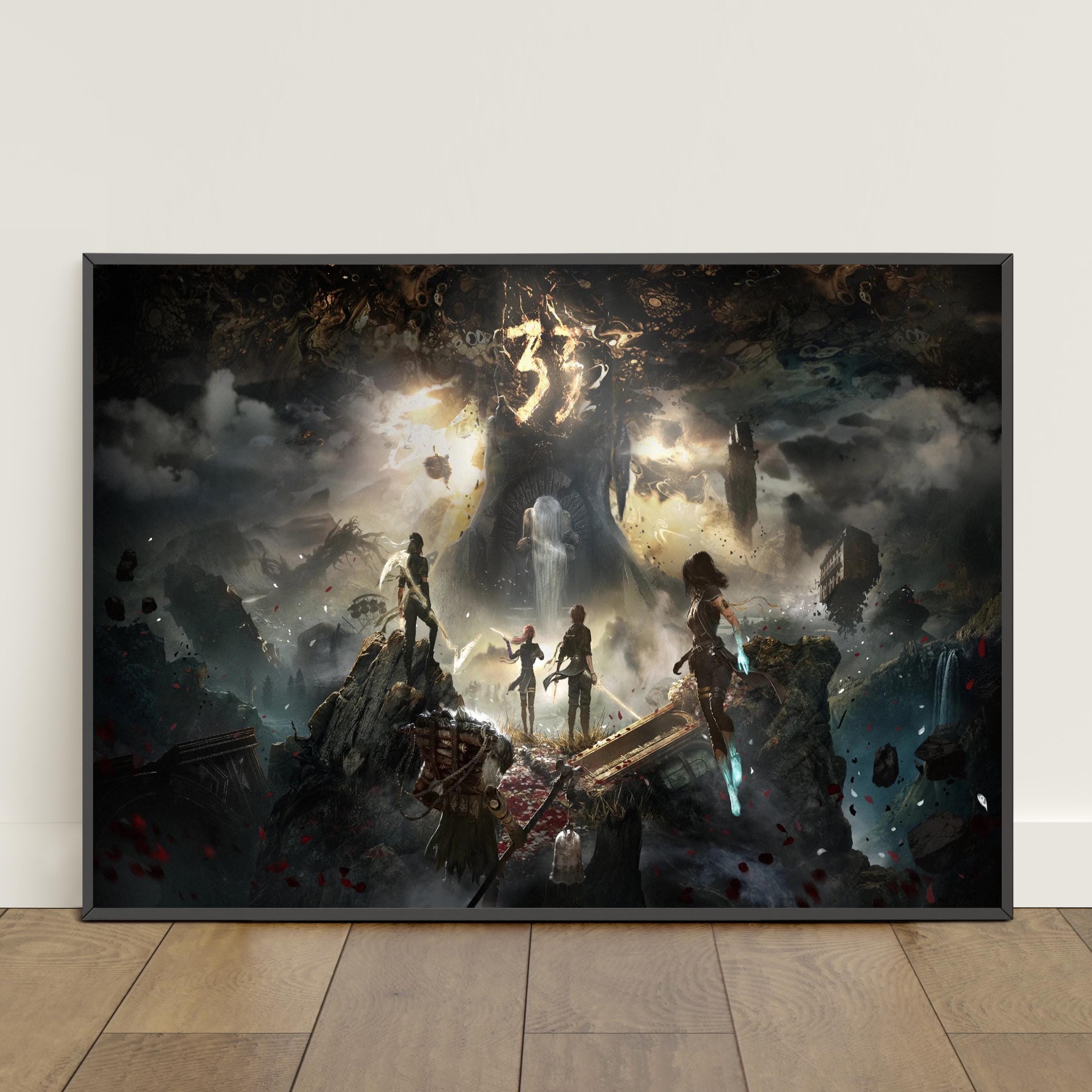 Expedition 33 Poster | Clair Obscur Wall Art | Game Canvas Print - Etsy