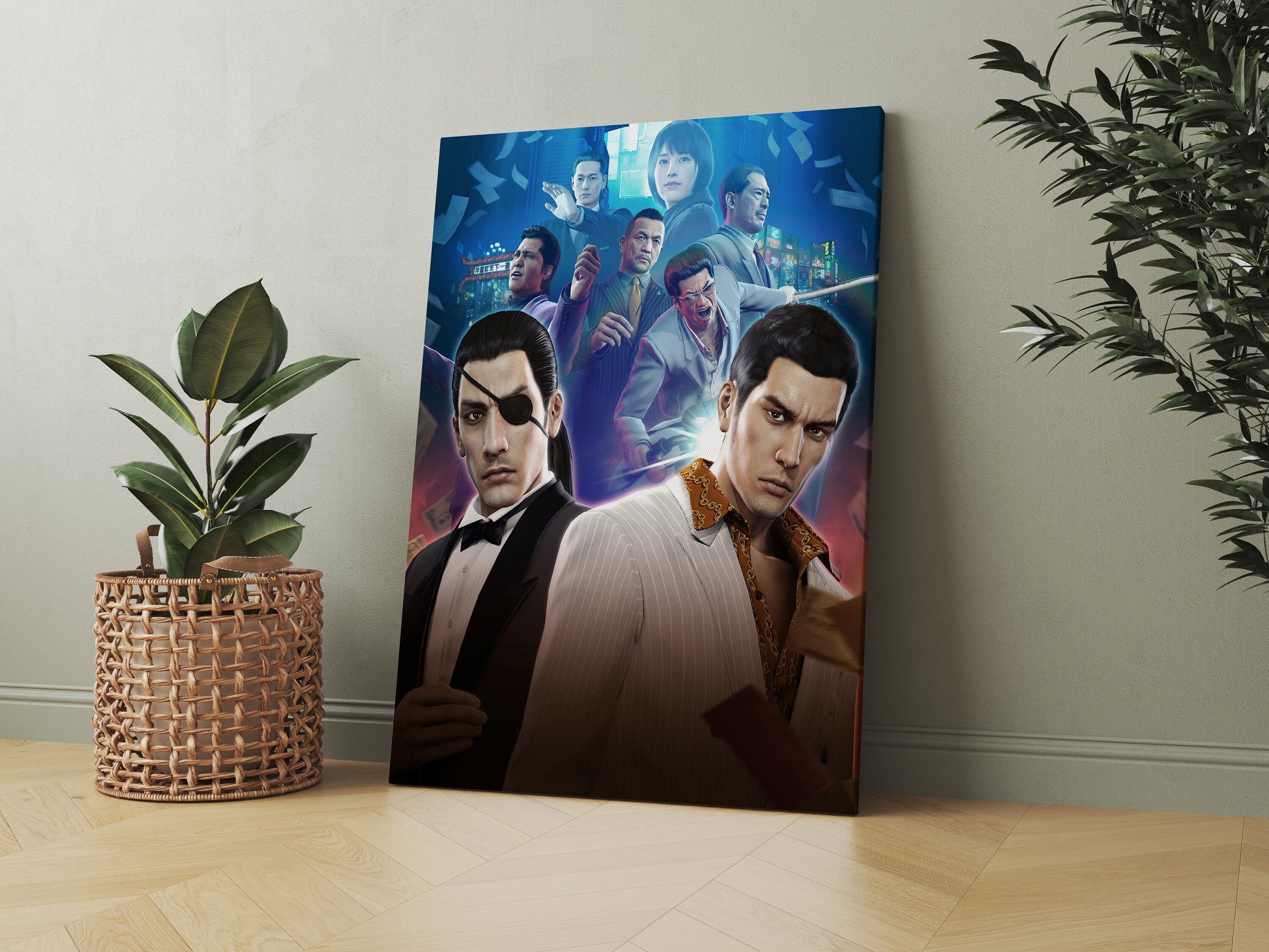 Yakuza Poster Kazuma Kiryu Wall Art Rolled Canvas Print - Etsy Australia