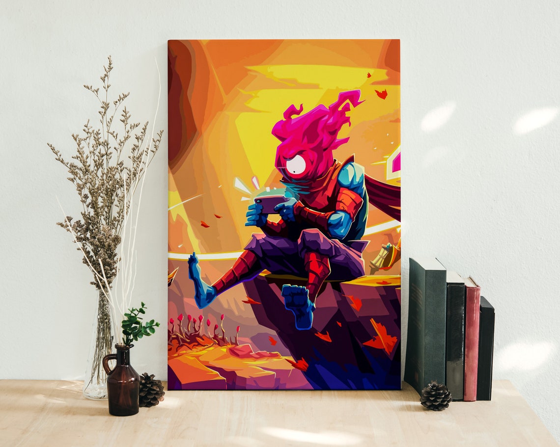 Dead Cells Poster, the Beheaded Wall Art, Premium Canvas Print, Game ...